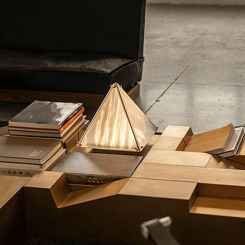 Pyramid Table Lamp – Elenorra